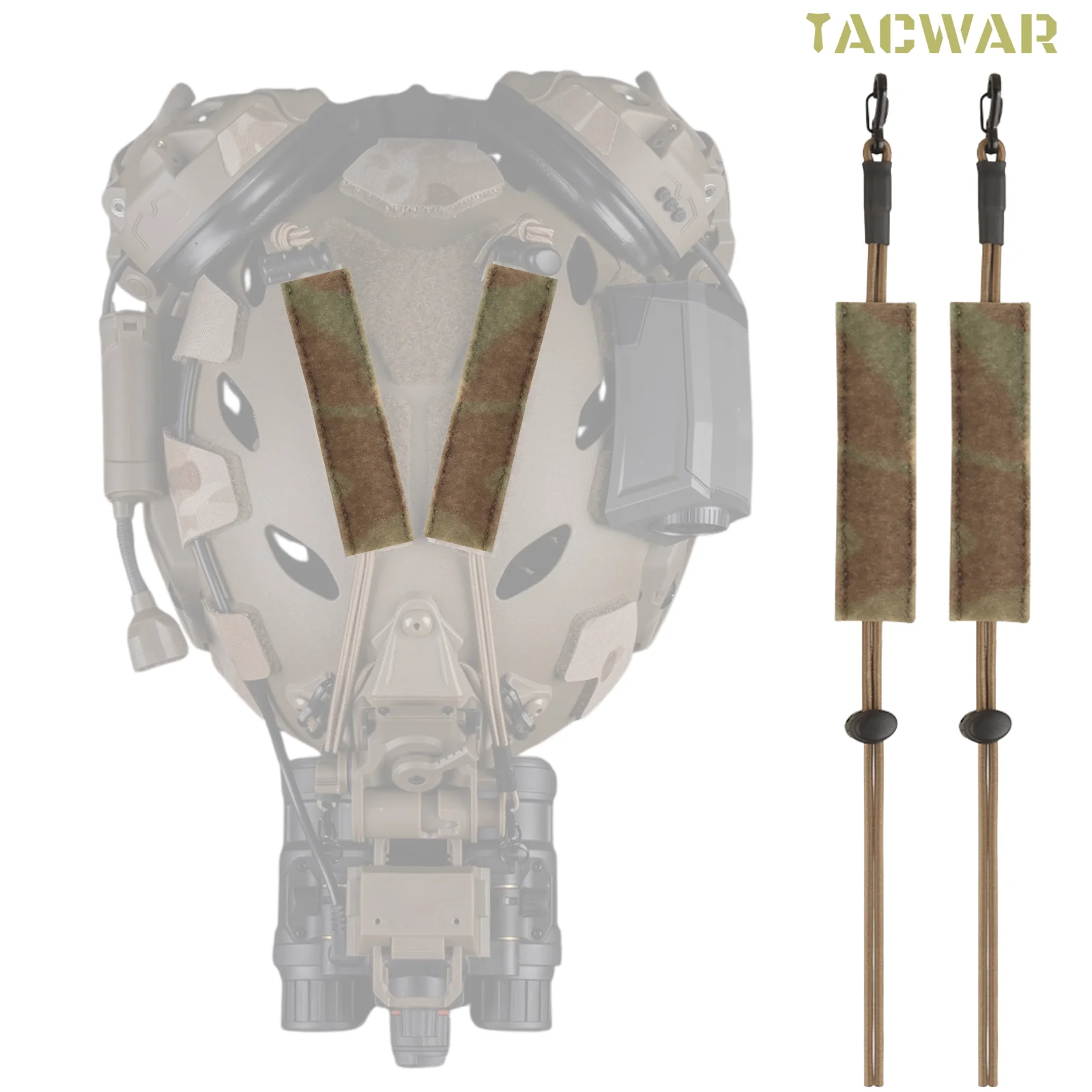 2 pcs Tactical NVG Lanyard,Elastic Retention Bungee Cord for PVS7 PVS14 ...