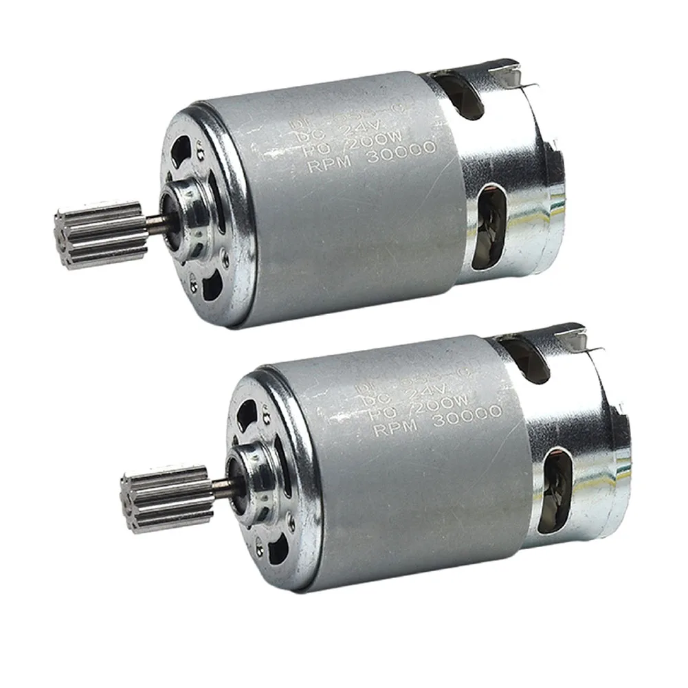 2Pcs 24V 555-C Electric Motor Engines 30000RPM 10T 40000RPM 19T High ...