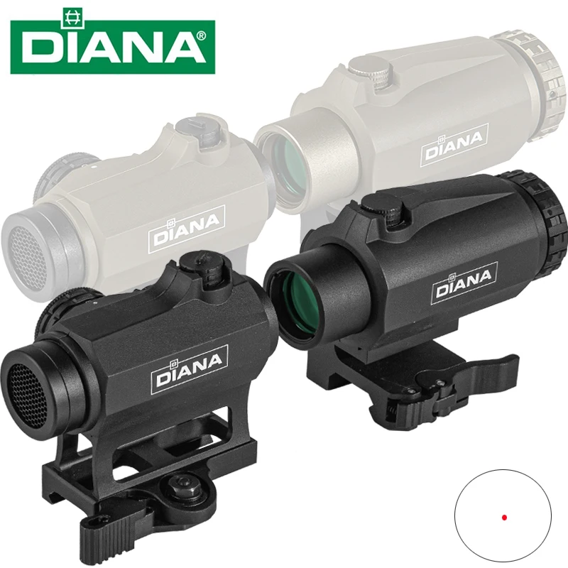 Diana 3X44 Green Red Dot Sight Scope Green Dot Tactical Optical Sight ...
