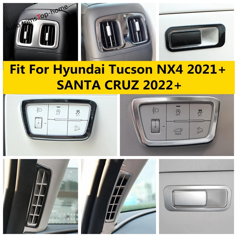 Head Light Glove Box A Pillar Air Rear Box Panel Cover Trim Accessories ...