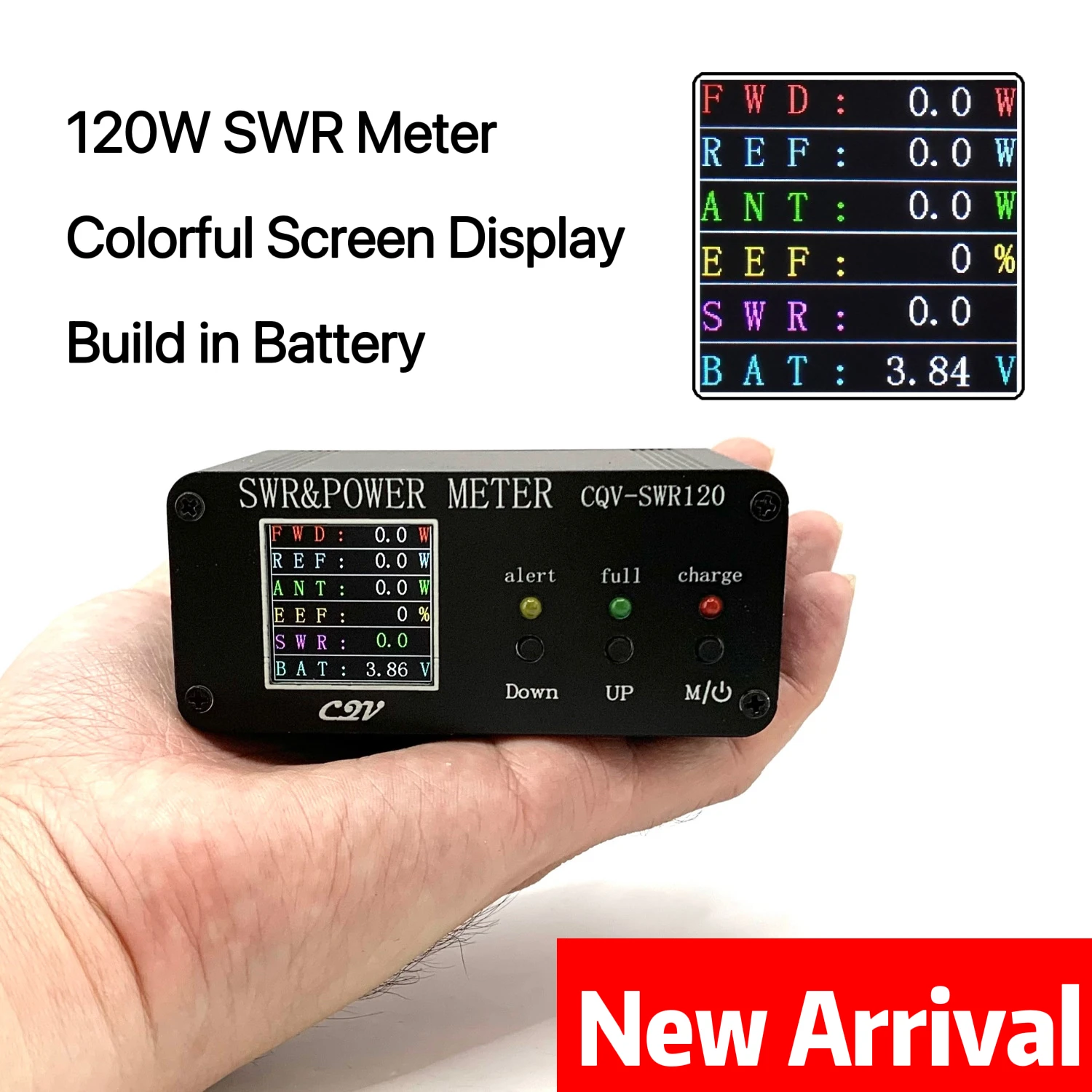 CQV-SWR120-120W-Digital-Power-Standing-Wave-Meter-High-Standing-Wave ...