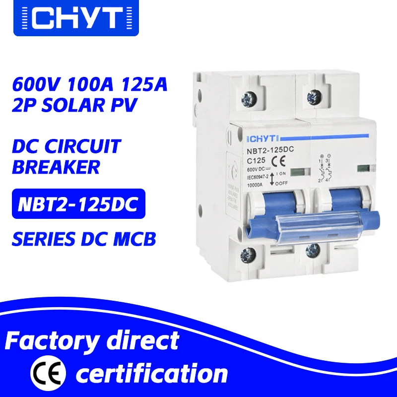 Solar Circuit Breaker Dc 1000v | Dc Circuit Breakers 125a | Dc 125a ...