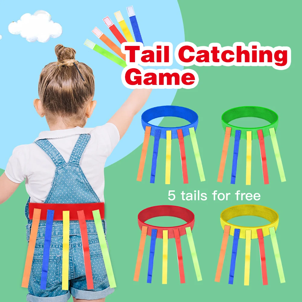 2-pcs-Kids-toys-Catching-Tail-Props-Kindergarten-Collective-Fun-Pulling ...