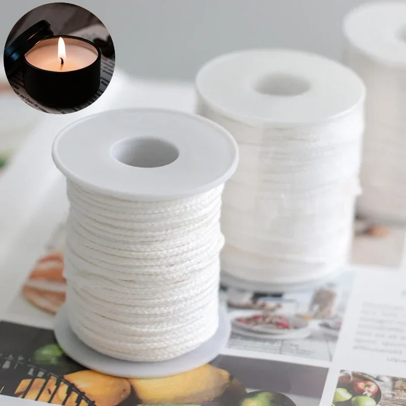 61m Cotton Candle Wick Candlestick Smokeless Aromatherapy Candle Thread ...