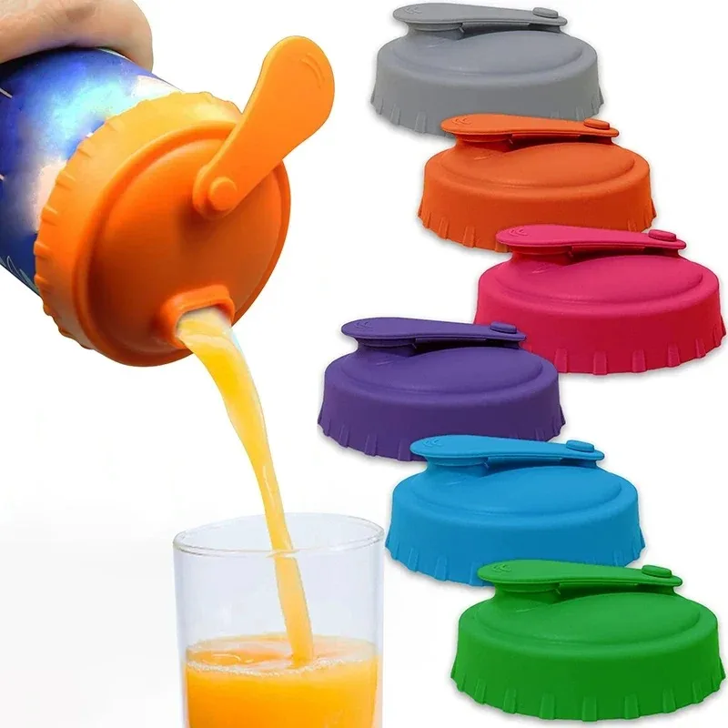 Reusable Can Soda Lids Beverage Pop-top Protective Covers Food Grade ...