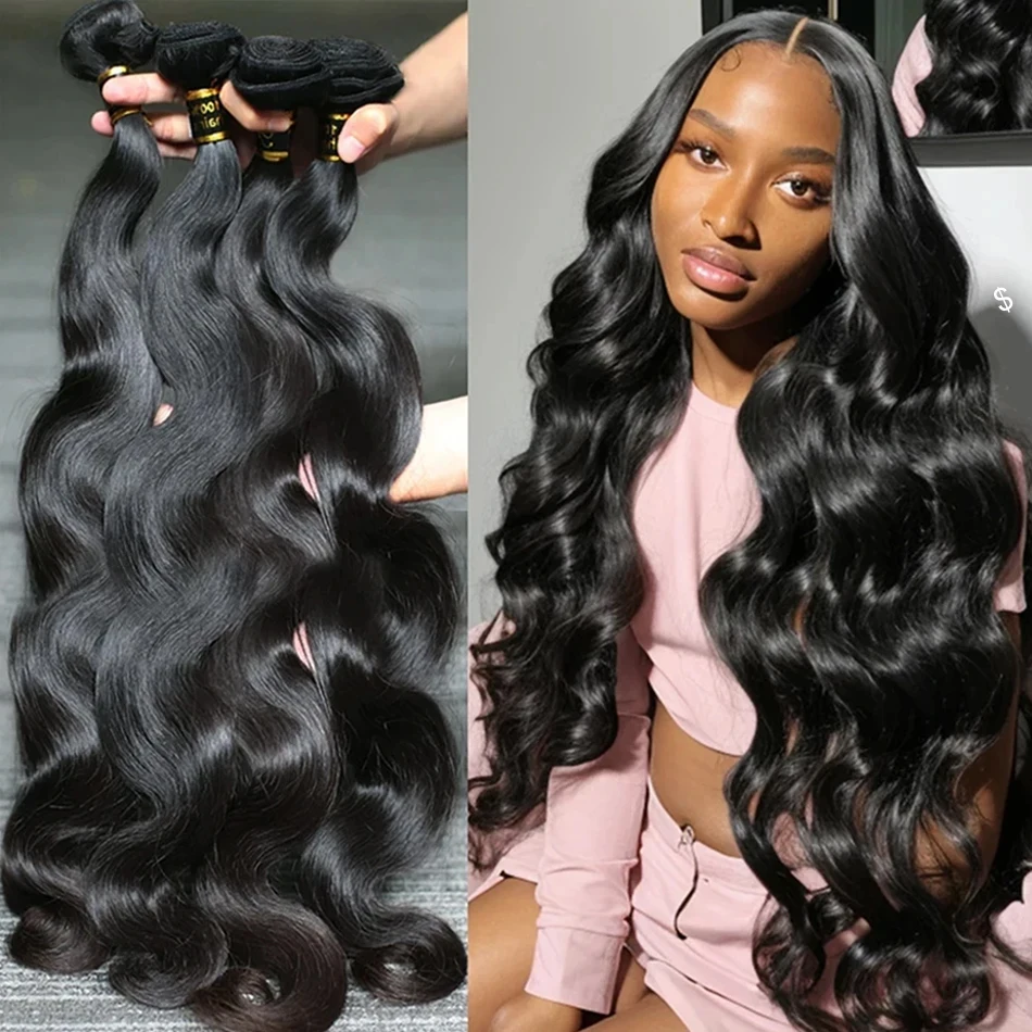 Melodie-Body-Wave-30-40-Inches-2-3-4-Bundles-Human-Hair-Brazilian-Remy ...
