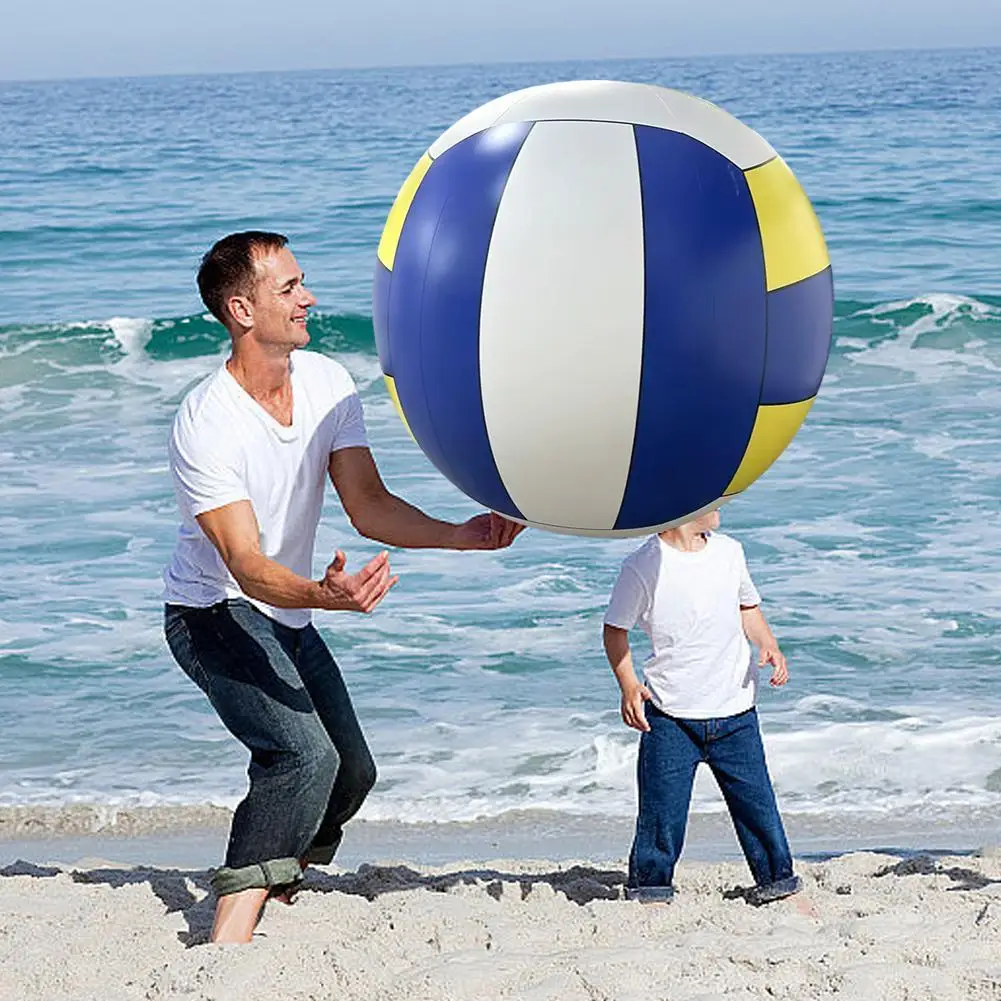New-Giant-PVC-Inflatable-Beach-Volleyball-Big-Football-Outdoor-Grass ...