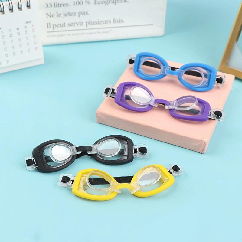 1-6-Doll-Swimming-Goggles-Toy-Accessories-color-Frame-Glasses-Miniature ...