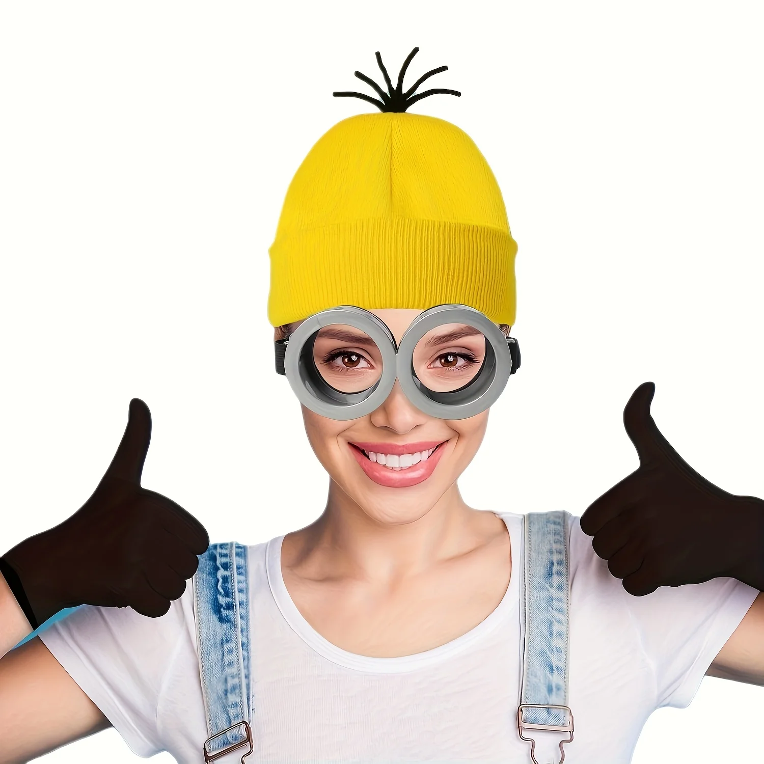 Minion Costume For Adults Costume Minion Goggles Hat Outfit Cosplay ...