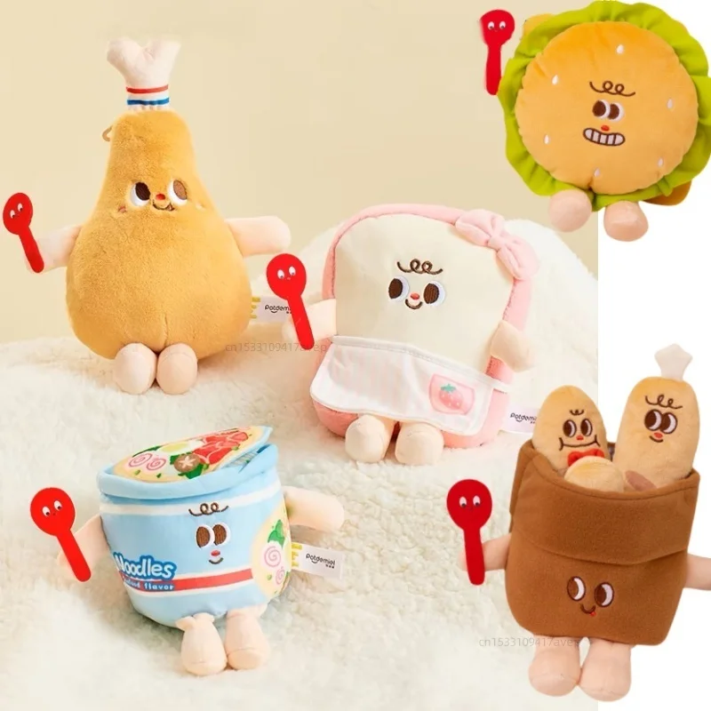 Kawaii-Food-Plushie-Stuffed-Toast-Seafood-Instant-Noodles-Hot-Dog ...