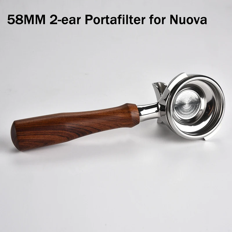 58MM 2-ear Coffee Handle for Nuova Stainless Steel Coffee Portafilter ...