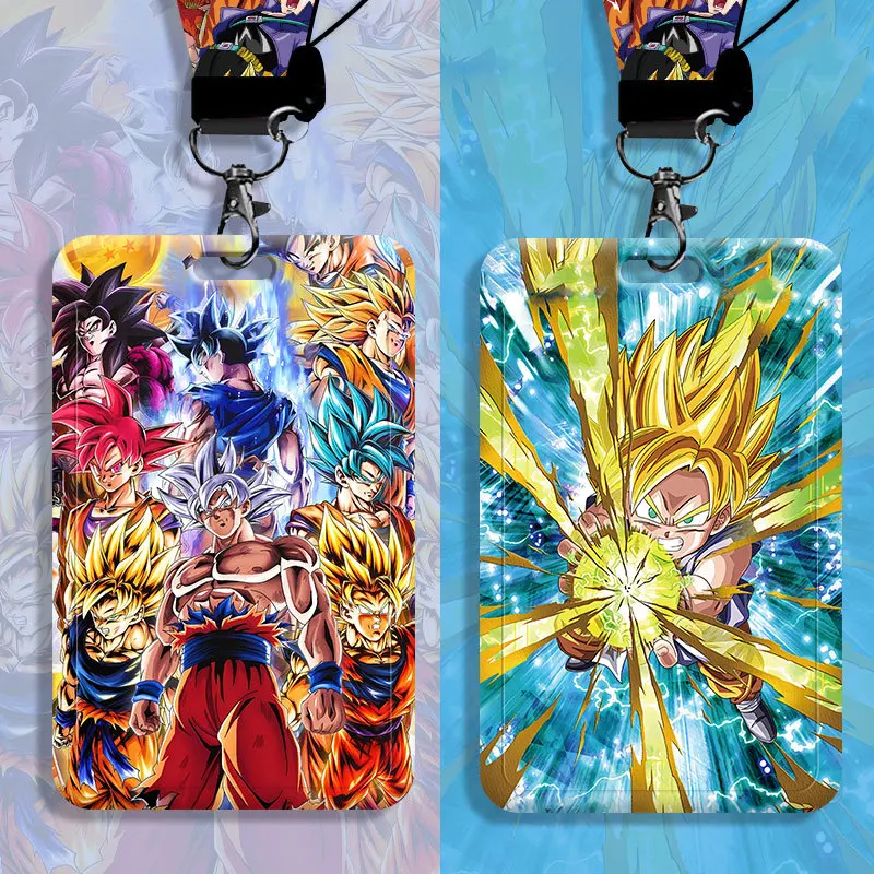 DRAGON-BALL-PVC-Card-Wallets-Anime-Print-Credential-Holder-Son-Goku ...