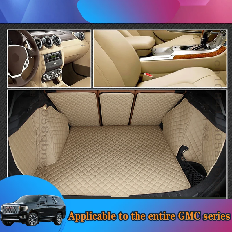 WZBWZX-Luxury-Custom-Diamond-Leather-Car-Trunk-Mat-For-GMC-All-Models ...