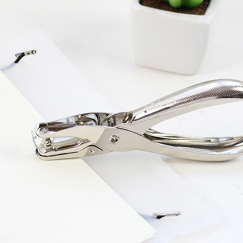 Paper Hole Puncher Paper Manual Punch Hand Holding Single Binder Parts ...