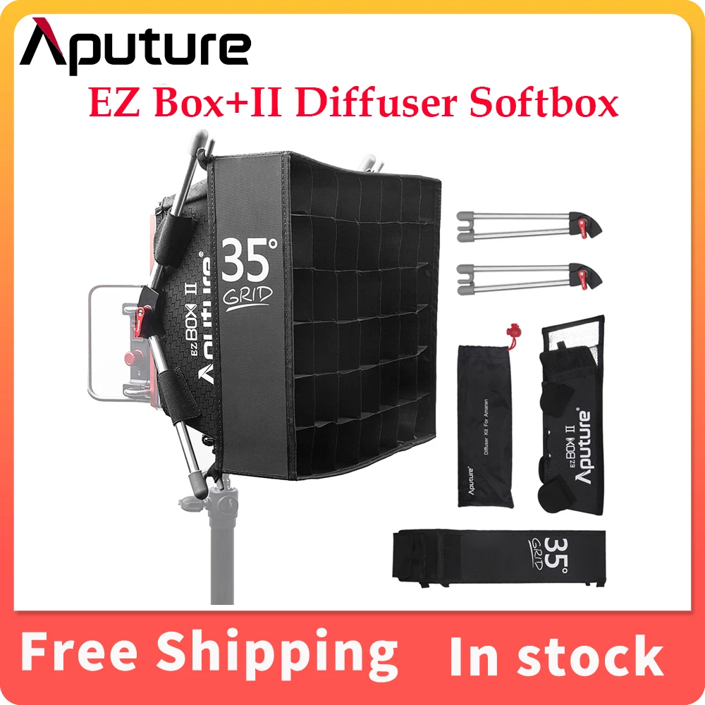 Aputure EZ Box+II Diffuser Softbox Easy Box Diffuser + Fabric Grid Kit ...