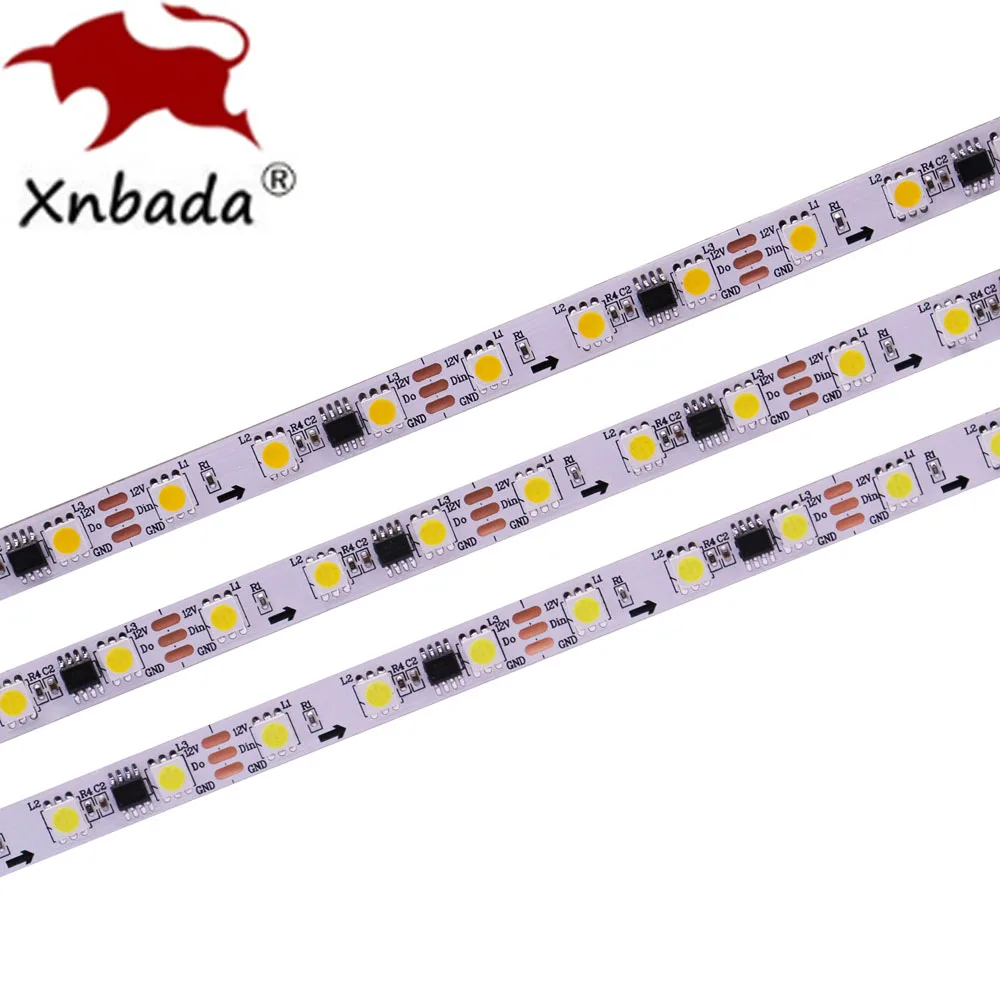 DC12V-WS2811-LED-Strip-5050-White-Warm-White-Single-Color-Pixel-Light ...