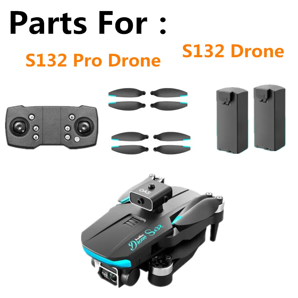 Drone-Acess-rios-de-bateria-L-mina-de-h-lice-S132-Pro-Pe-as ...