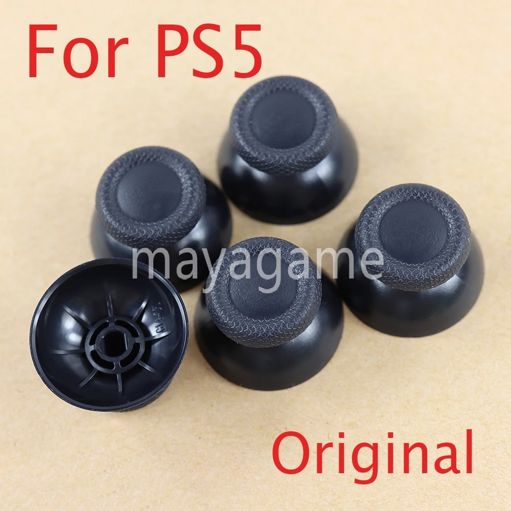 50pcs Original for PS5 Black Rocker Cap Joystick 3D Button Key Cover ...