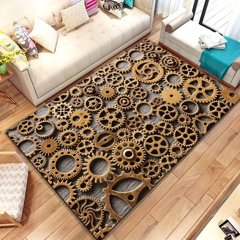 3D-Steampunk-Mechanical-Cogs-Gears-Area-Rug-Large-Carpet-for-Living ...