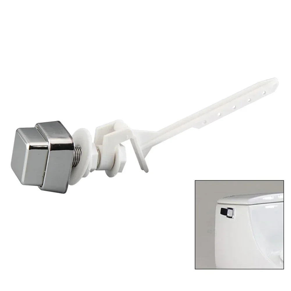 Push-Button-Toilet-Flush-Kit-Side-Mount-Water-Tank-Trip-Lever-Handle ...