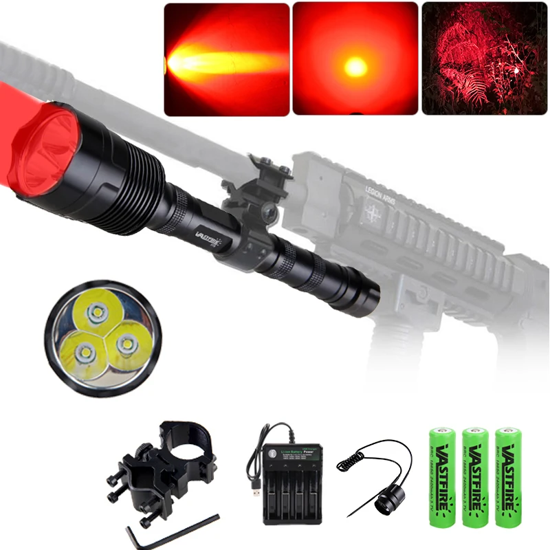 10000Lumens-3xled-Green-Red-White-LED-Flashlight-1-Mode-Tactical ...