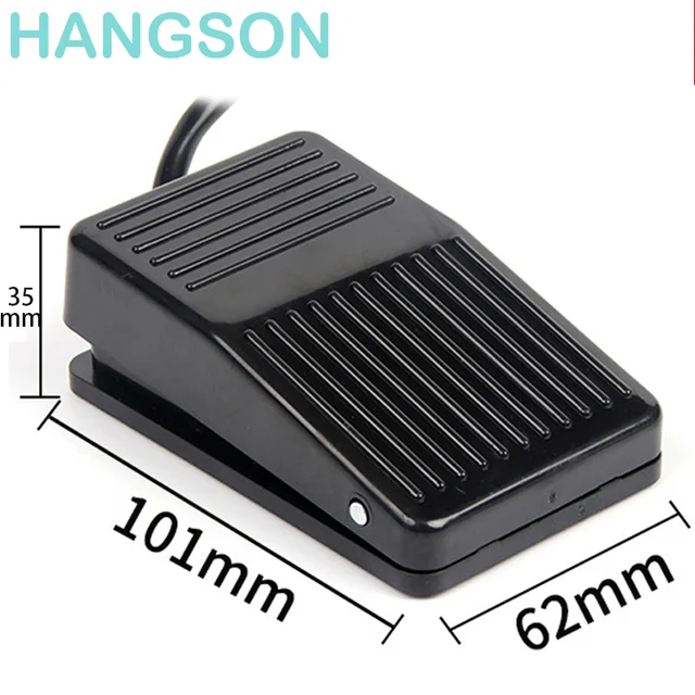 Foot Pedal Switch Momentary 10A 250VAC Plastic Pedal Power Switch for ...