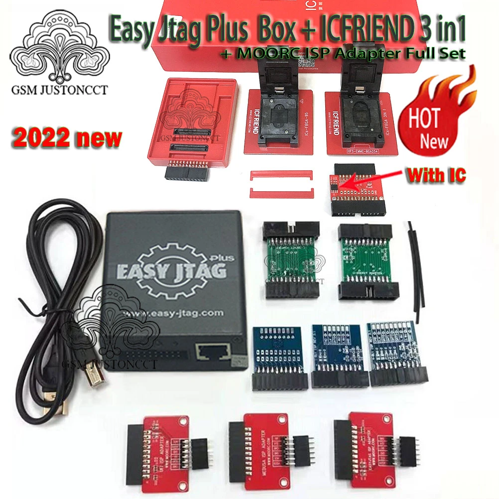 النسخة الجديدة سهلة Jtag زائد صندوق سهل Jtag زائد صندوق + سهلة JTAG /UFI/ميدوسا ISP محولات + UFS ...