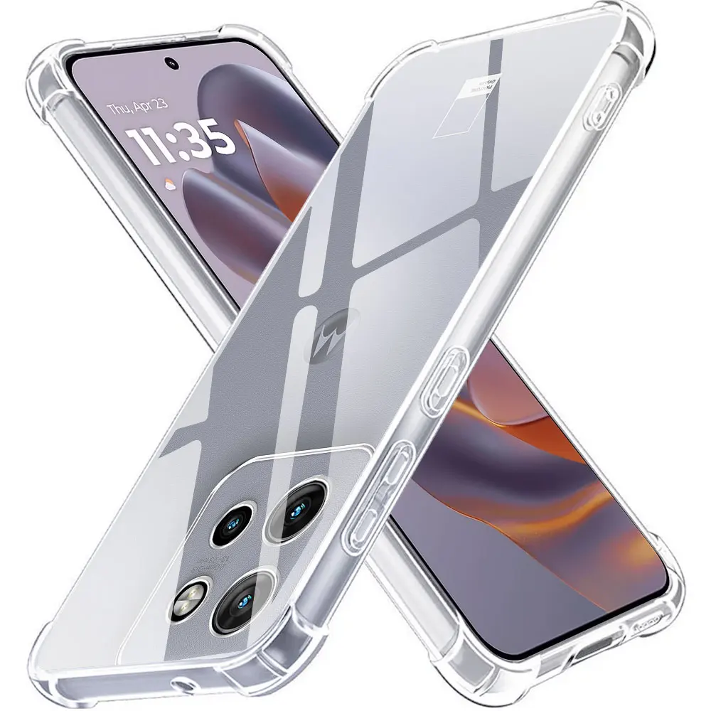 Shockproof Transparent Soft Silicone Phone Case for Moto Edge 50 Fusion ...