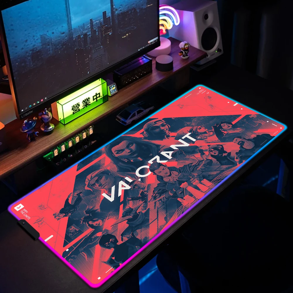 RGB-Gaming-Mousepad-With-Backlit-Valorant-Keyboard-Pad-Colorful ...