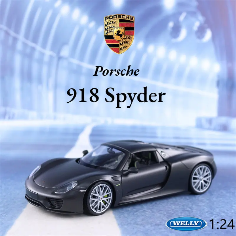 WELLY-1-24-Porsche-918-Spyder-sports-car-High-Simulation-Diecast-Car ...