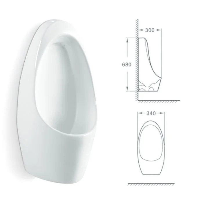 New factory bathroom ceramic urine porcelain toilet wall hanging urinal ...