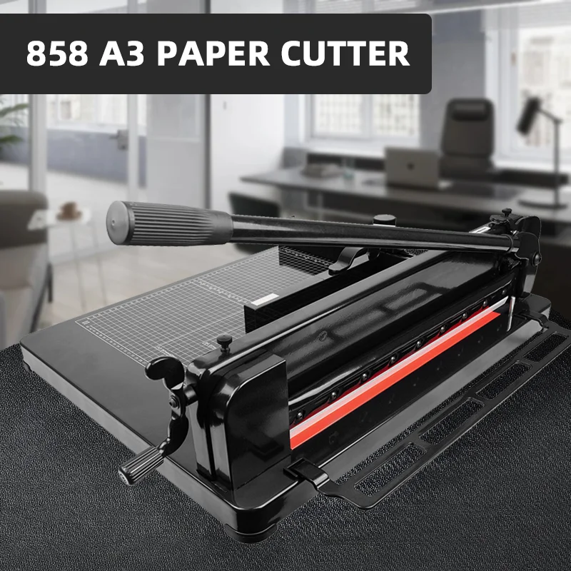 Heavy Duty Guillotine Paper Cutter - 400 Sheets Capacity, A4 Stack ...