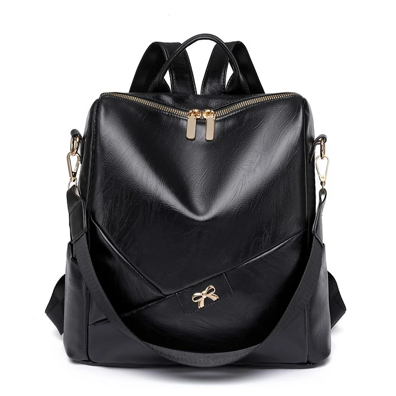 Women PU Leather Backpack Light Fashion Female Shoulder Bags Multi ...