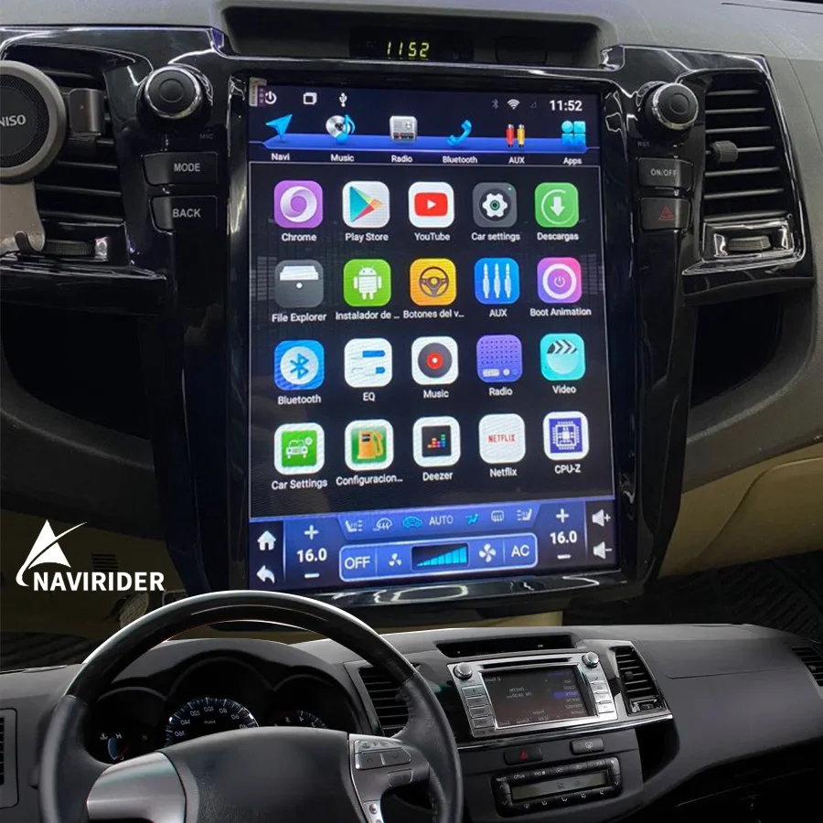 Vertical-Screen-Tesla-Style-Android-13-Car-Radio-For-Toyota-Fortuner ...