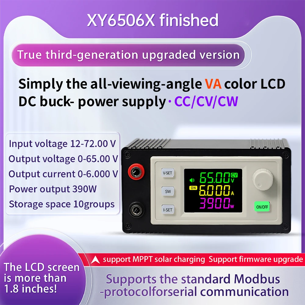 DC DC Buck Converter CC CV 12.0-72V to 0-65V 6A 9A 5V 6V 12V 24V CNC ...