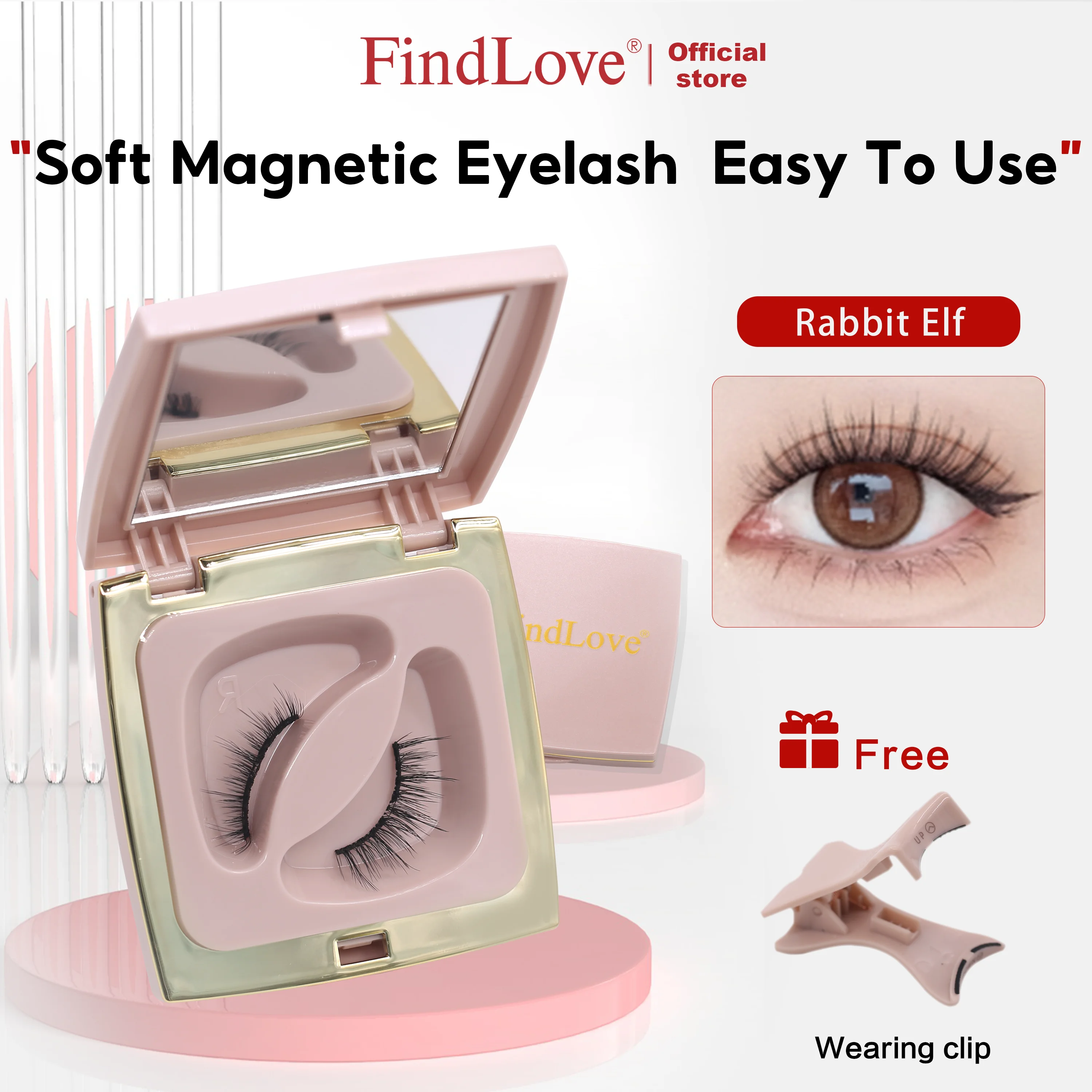 FindLove-Soft-Magnetic-Lashes-Rabbit-Elf-Magnetic-Eyelash-Extension ...