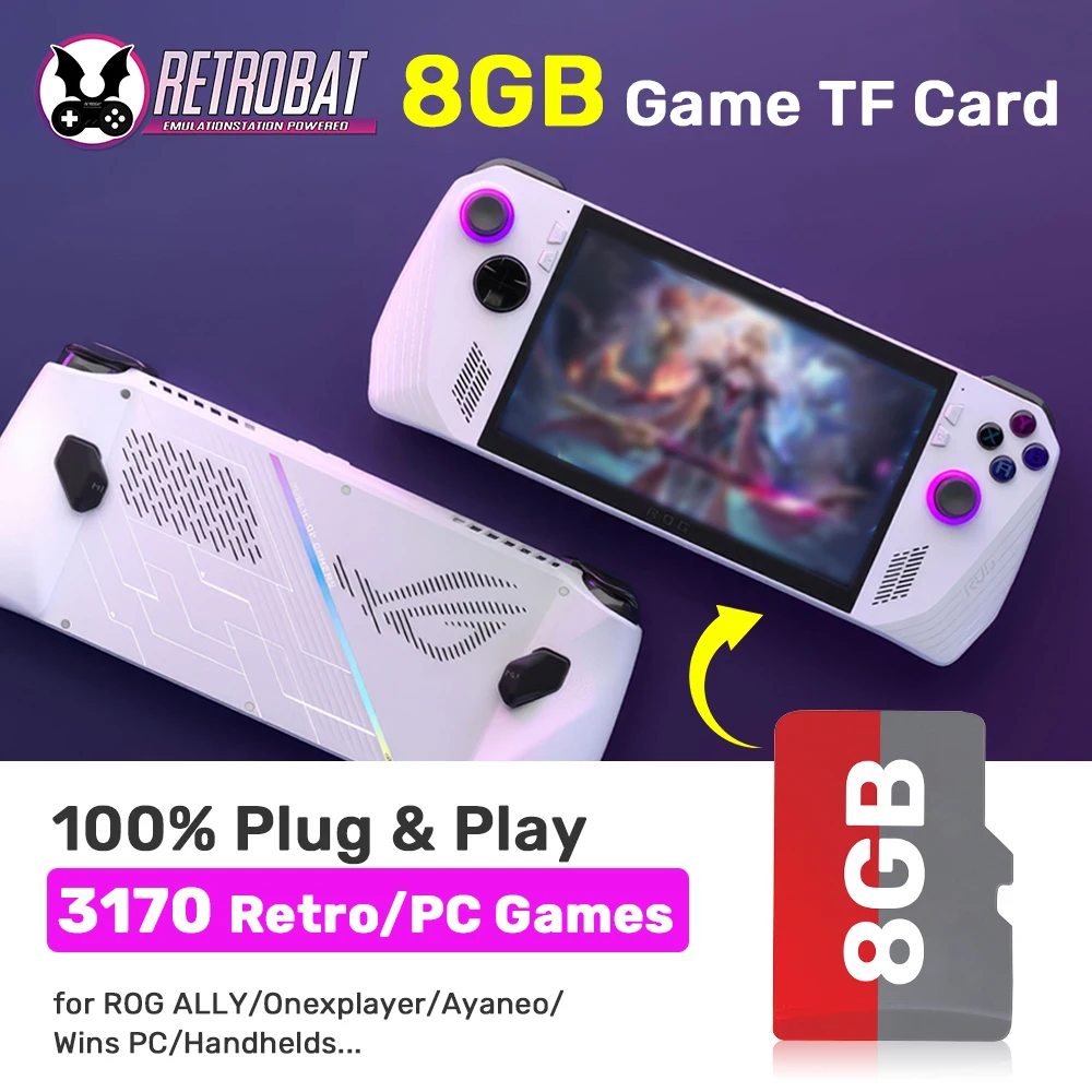 JMachen-8GB-Game-TF-Card-Latest-Retrobat-System-for-ROG-ALLY-Onexplayer ...