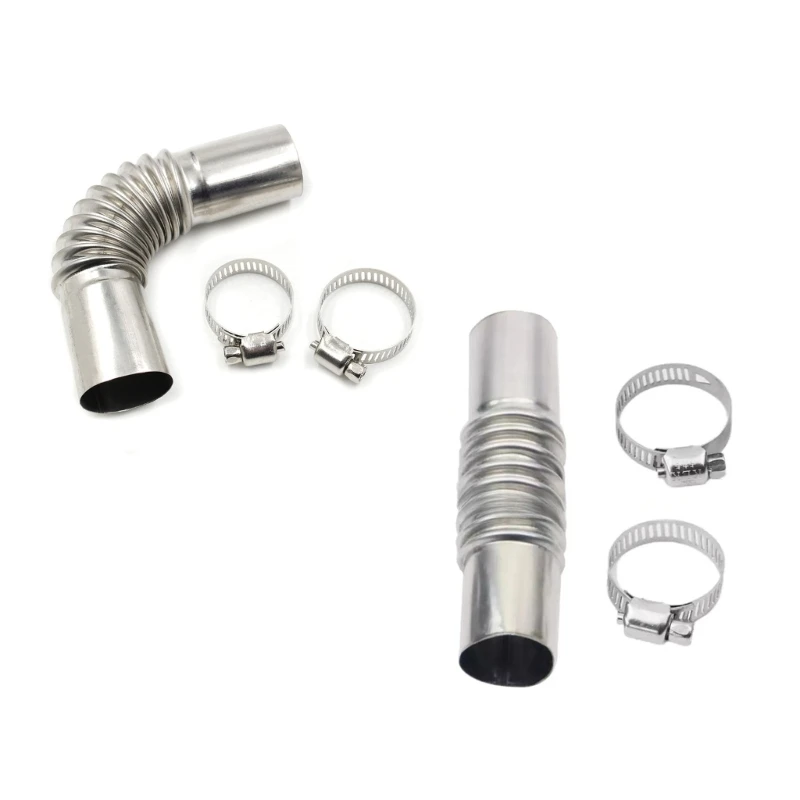 24mm-Exhaust-Pipe-Tube-Elbow-Connector-Exhaust-Pipe-Duct-Connector ...