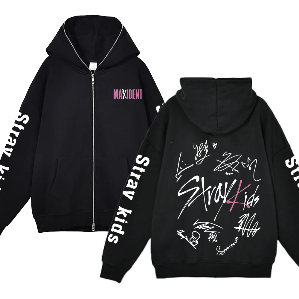 Stray-Kids-Full-Zip-Jacket-Kpop-Five-Star-Hoodies-Hip-Hop-Streetwear ...