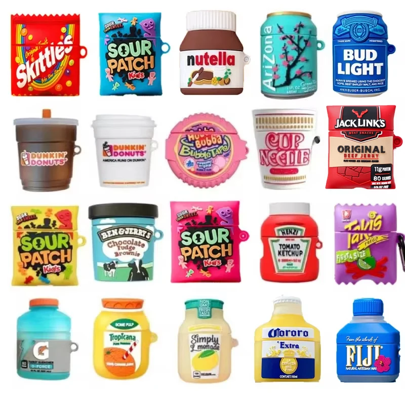 3D-Snack-Candy-Drinks-Creative-Earphone-Case-for-Apple-AirPods-Pro2 ...