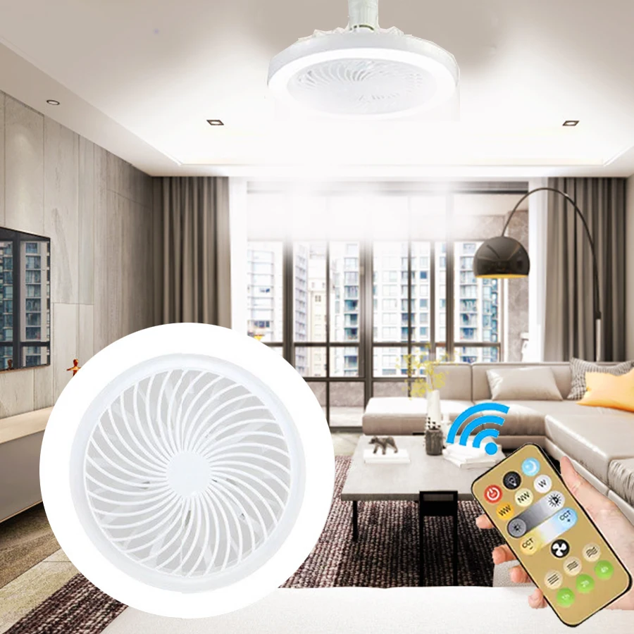 30W-2In1-Ceiling-Fan-With-LED-Lights-E27-Lamp-Socket-With-Remote ...