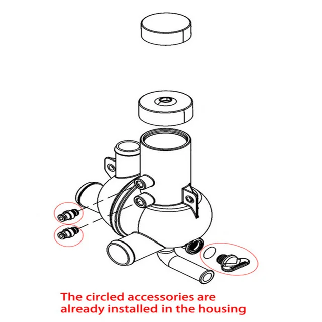 Water Distribution Housing 863802T2 Replacement Water Distribution ...