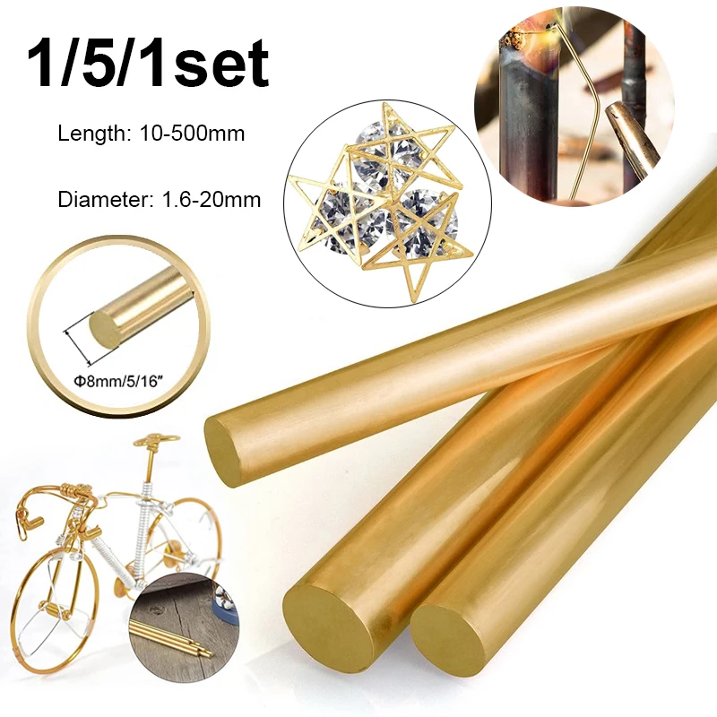 Length-10-500mm-Brass-round-bar-Brass-rod-round-solid-brass-material ...