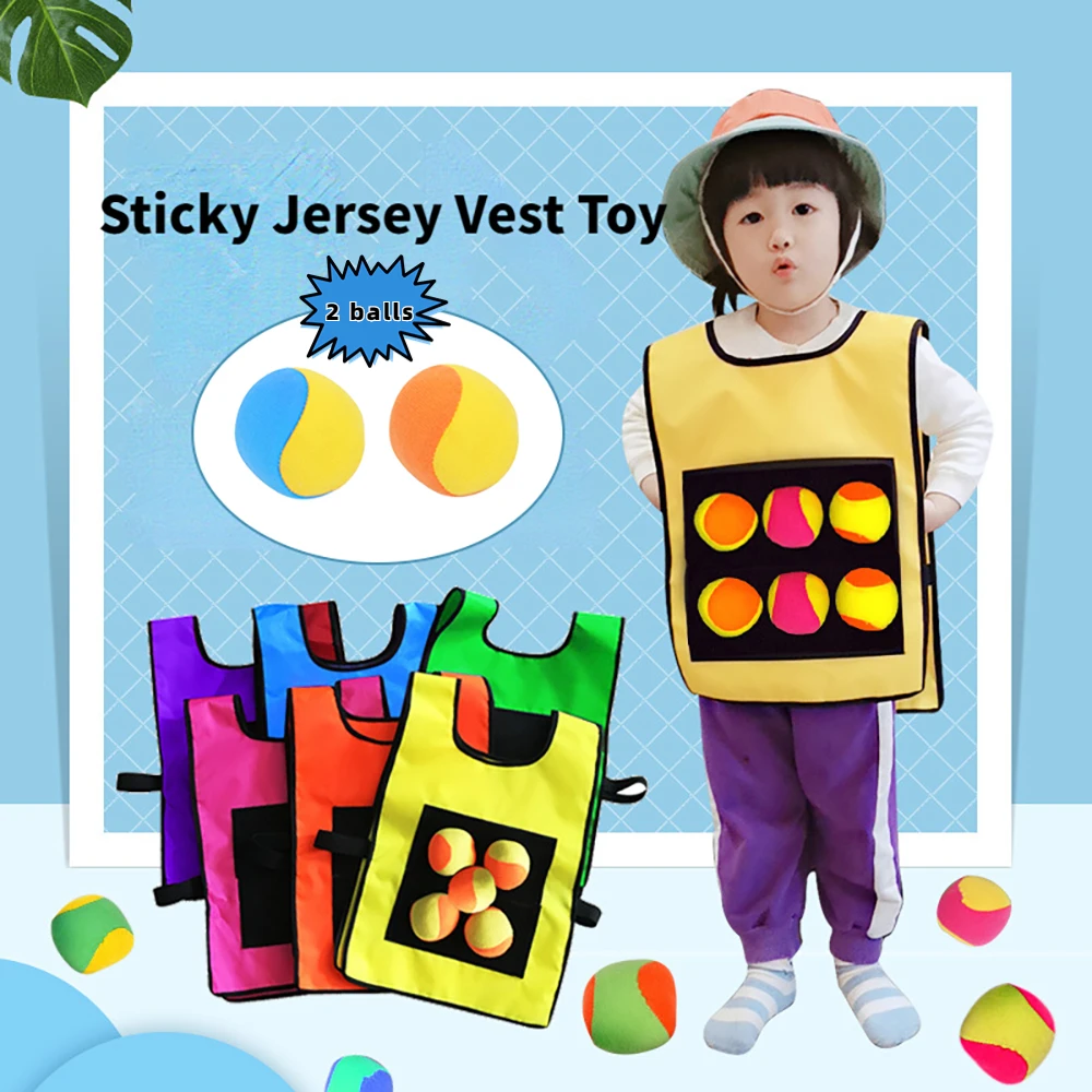 New-Outdoor-Sports-Game-Props-Sticky-Ball-Vest-Throwing-Toy-Throwing ...