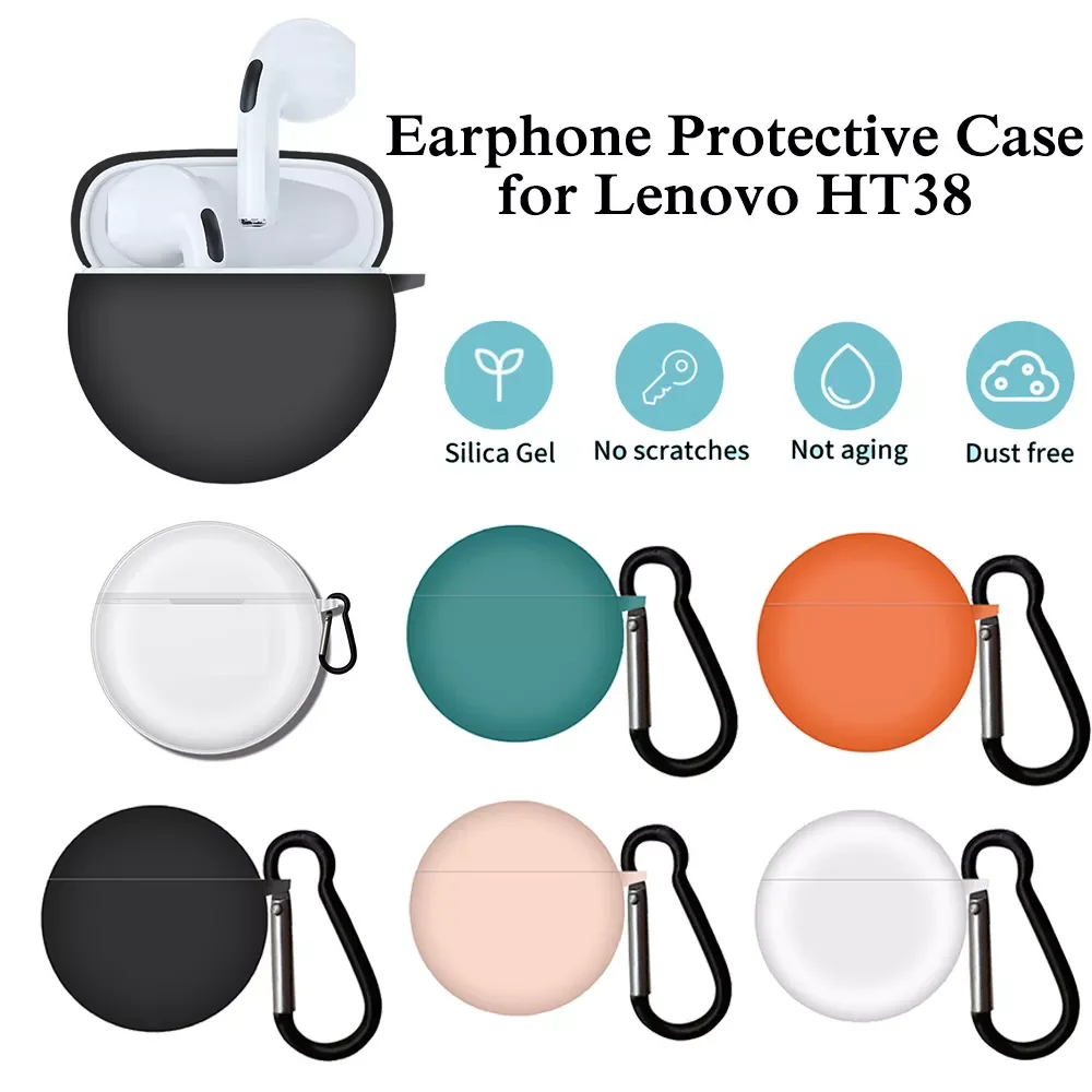 Silicone Case Wireless Headset Protective Cover Earphone Shockproof ...