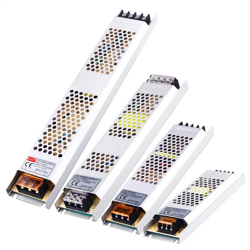 Ultra-Thin-LED-Power-Supply-DC-12V-Lighting-Transformers-Voltage ...