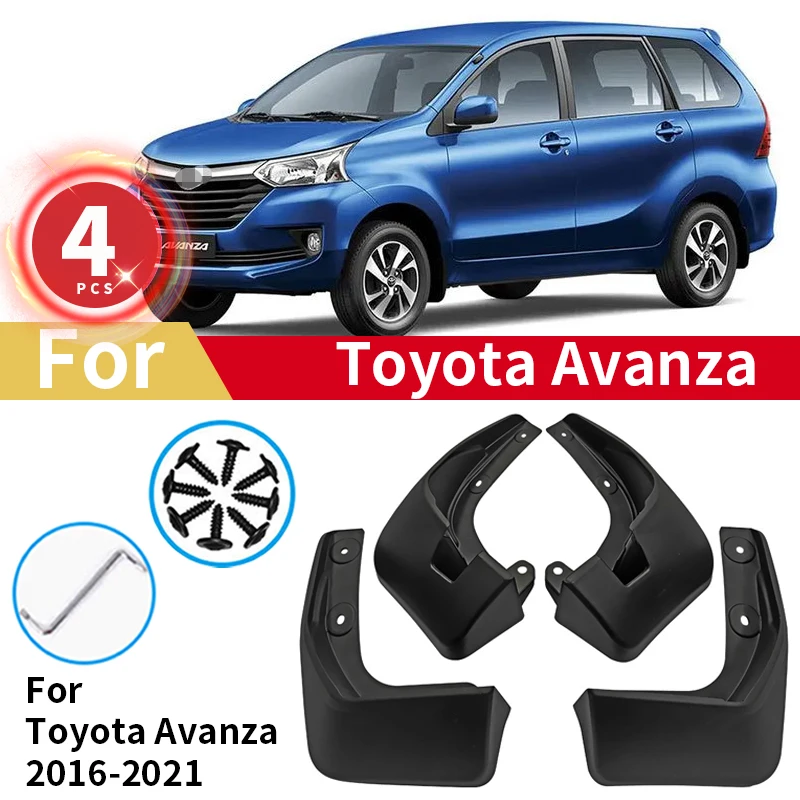 For-Toyota-Avanza-Mud-Flaps-2016-2017-2018-2020-2021-Fender-Splash ...