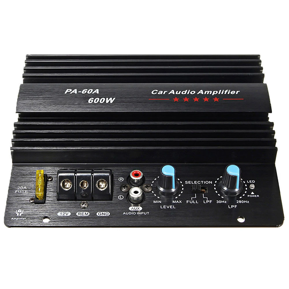 12V-600W-PA-60A-Sound-Car-Audio-Accessories-Amplifier-Board-HIFI-Bass ...