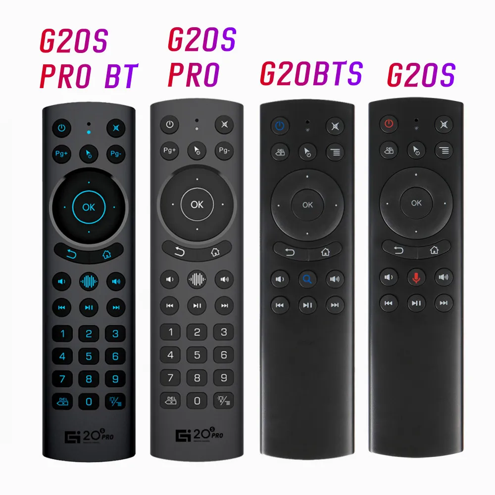 G20 BTS Plus Smart Voice Remote Control 2.4G Wireless Backlit BT5.0 Air ...