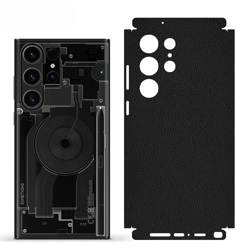 3M Material Cute Pattern Matte Film Skin Phone Back + Sides Sticker For ...